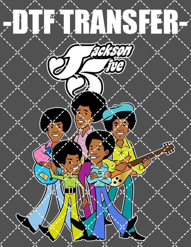 Jackson 5 - DTF Transfer (Ready To Press)