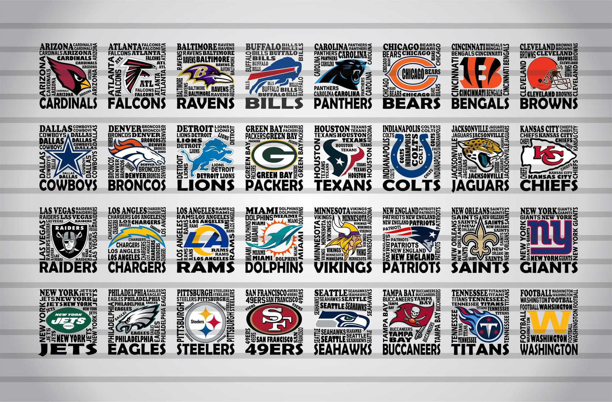 NFL Team Pride(Select Team) - DTF Transfer (Ready To Press) – Elegant ...