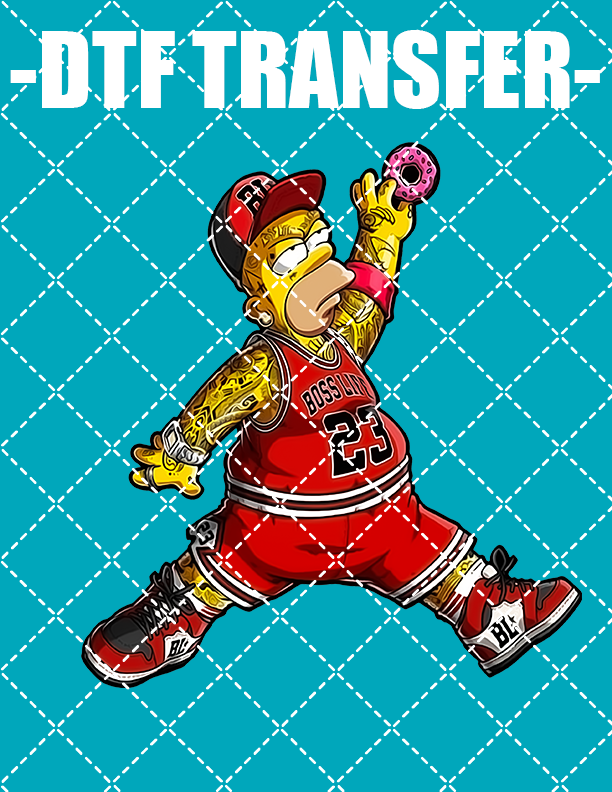 Homer Jumpman - DTF Transfer (Ready To Press)