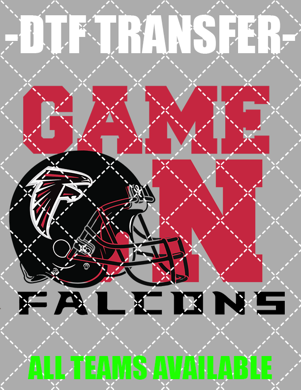 NFL Game On (Select Team) - DTF Transfer (Ready To Press) – Elegant ...