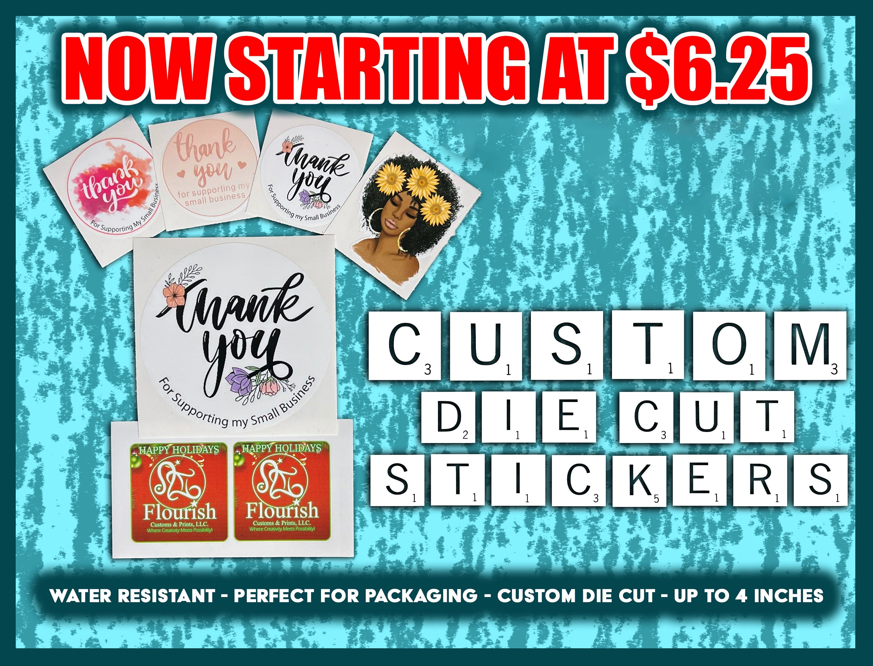 Custom Die Cut Stickers