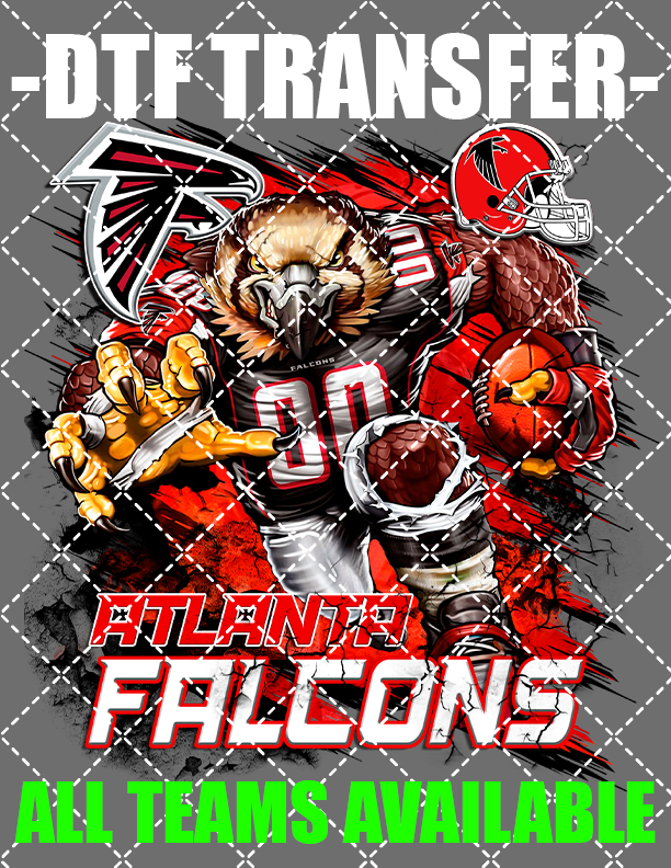 NFL Beast Mode (Select Team) - DTF Transfer (Ready To Press)